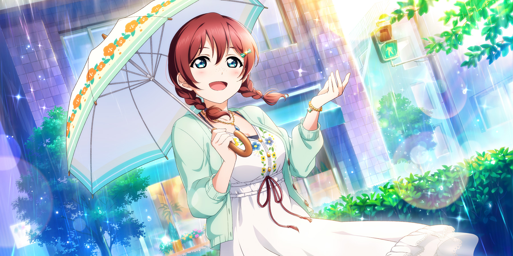 UR Emma Verde 「Let's All Sing Together! / Raindrops」 | Cards list | All ...