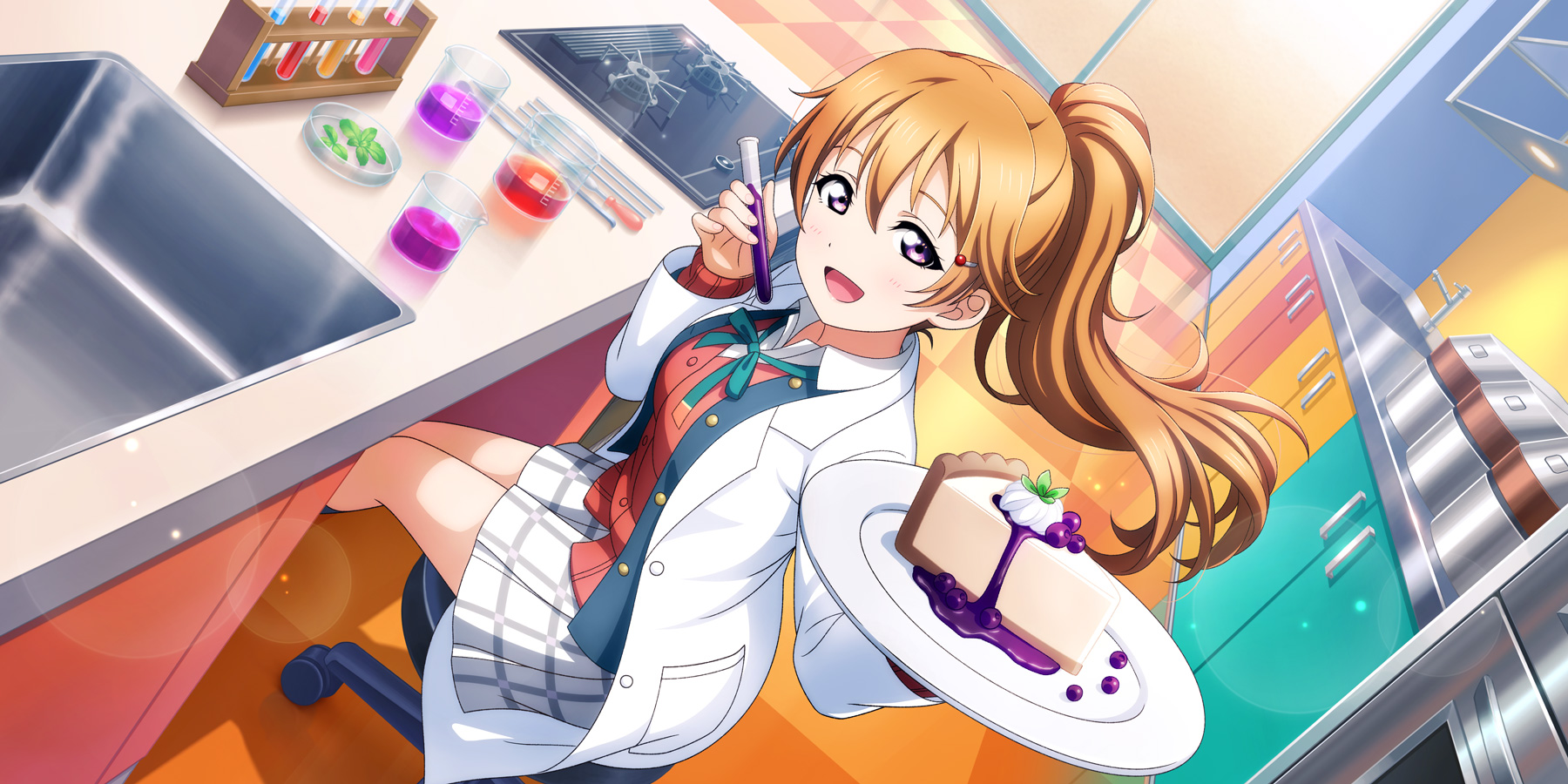 SR Kanata Konoe 「Researching the Perfect Cheesecake / 🎵 Nijiiro ...