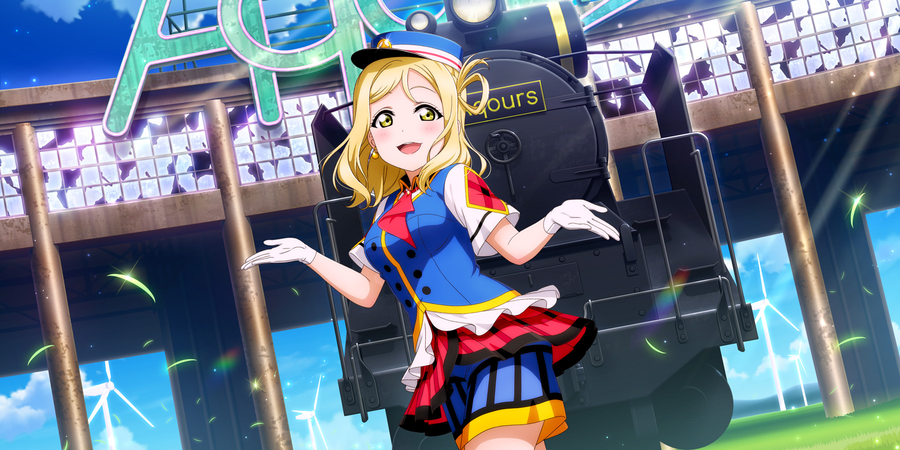 SR Mari Ohara 「Special Rina-chan Boards for You! / 🎵 HAPPY PARTY TRAIN ...