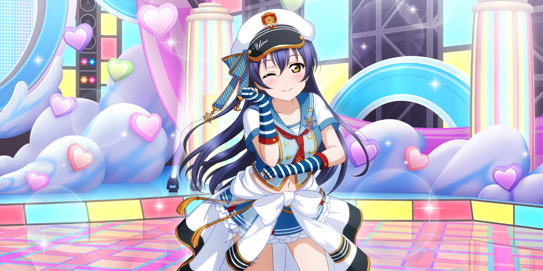 SR Umi Sonoda 「Now, dig in. / 🎵 HEART to HEART!」 | Cards list | All ...