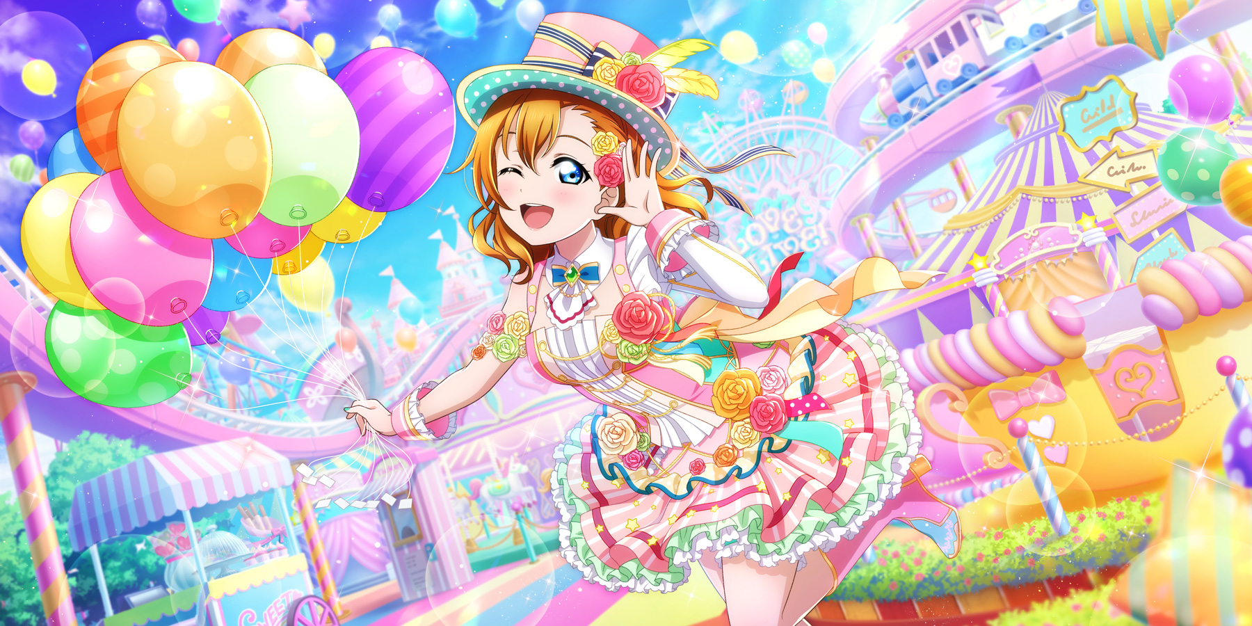 UR Honoka Kosaka 「Thanks for waiting! / Colorful★Magician」 | Cards list ...