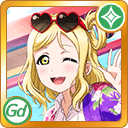 SR Mari Ohara 「Old Town Magic! / 🎵 Kimi no Kokoro wa Kagayaiteru kai ...