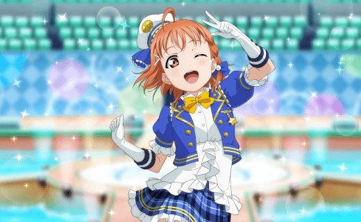 SR Takami Chika Smile 「Everyone's Power-!」 | Cards list | SIF2 MIRACLE ...