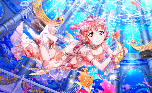 UR Chika Takami Pure 「Orange Mermaid」 | Cards list | SIF2 MIRACLE LIVE ...