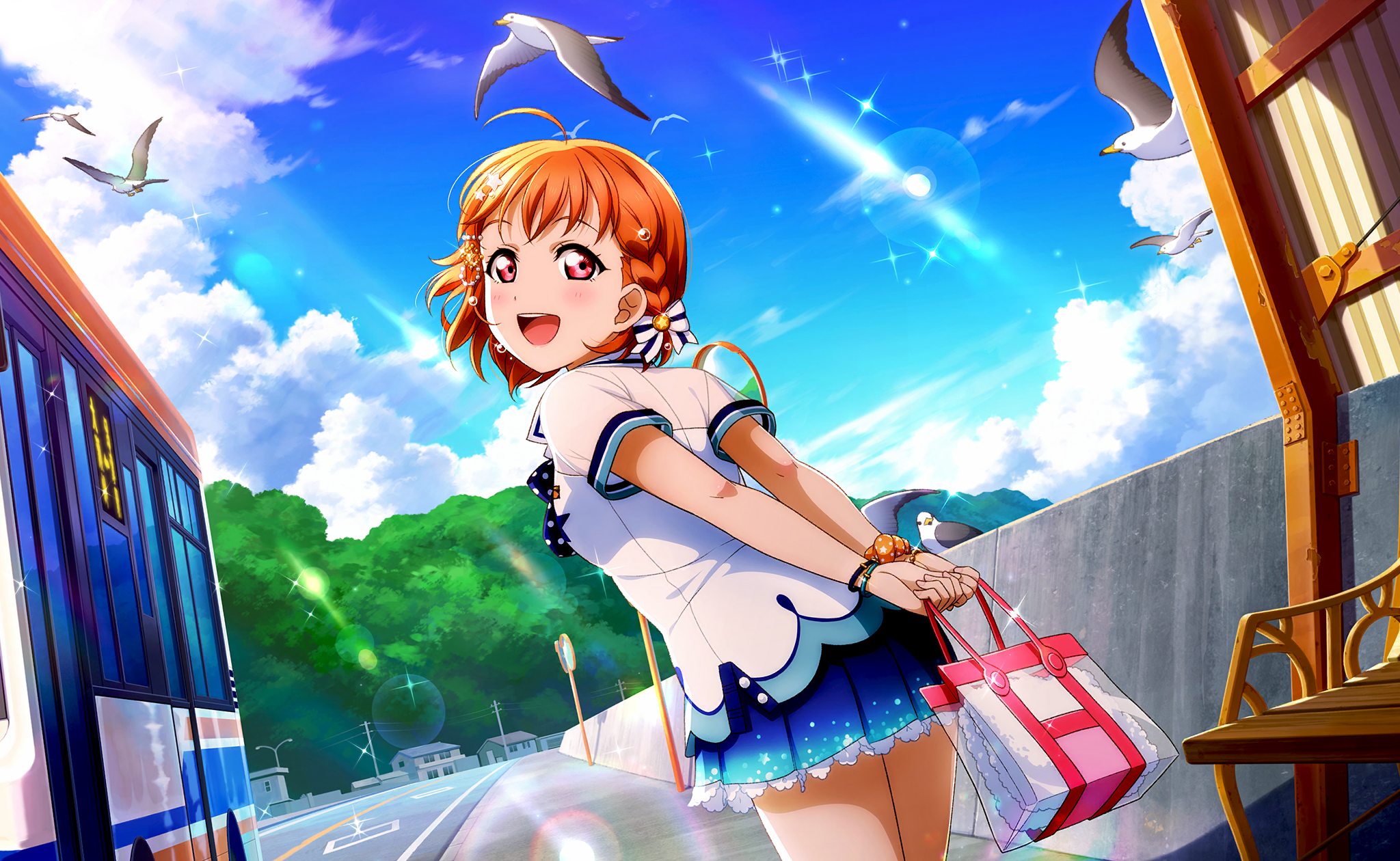 UR Chika Takami Pure 「Orange Mermaid」 | Cards list | SIF2 MIRACLE LIVE ...