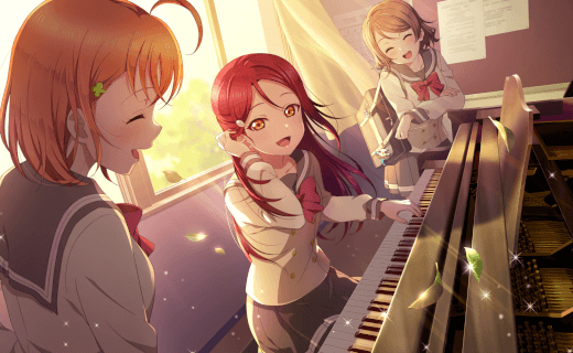 UR Riko Sakurauchi Cool 「Trio's Melody」 | Cards list | SIF2 MIRACLE ...