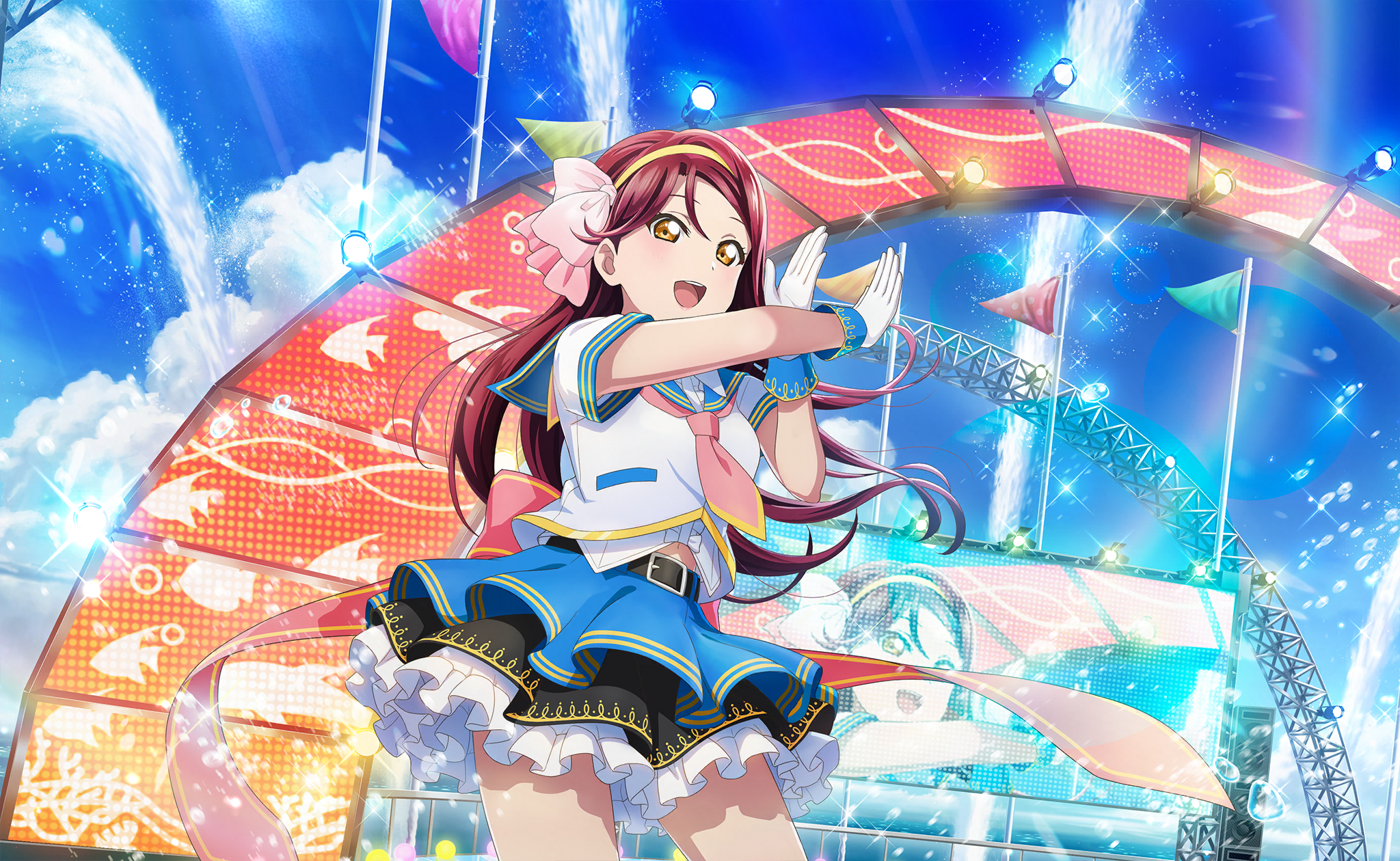 UR Riko Sakurauchi Cool 「Trio's Melody」 | Cards list | SIF2 MIRACLE ...
