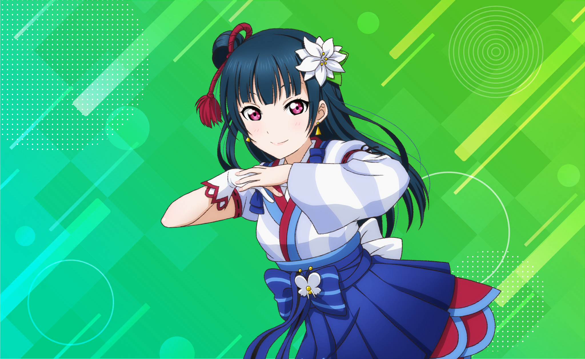 R Yoshiko Tsushima Pure 「Fall from Grace」 | Cards list | SIF2 MIRACLE ...