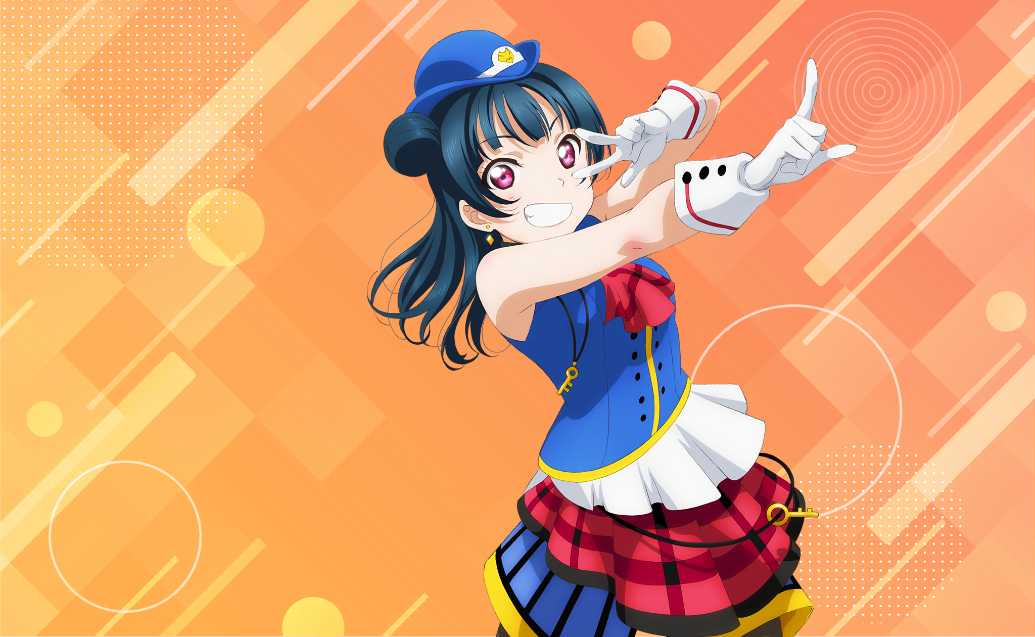 R Yoshiko Tsushima Smile 「This Is Temporary!」 | Cards list | SIF2 ...