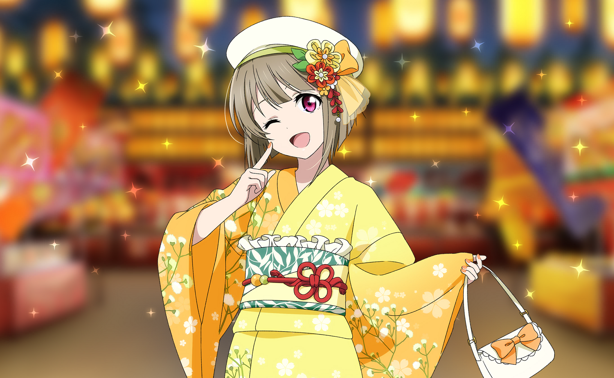 SR Kasumi Nakasu Smile 「Canary Kasumin」 | Cards list | SIF2 MIRACLE ...