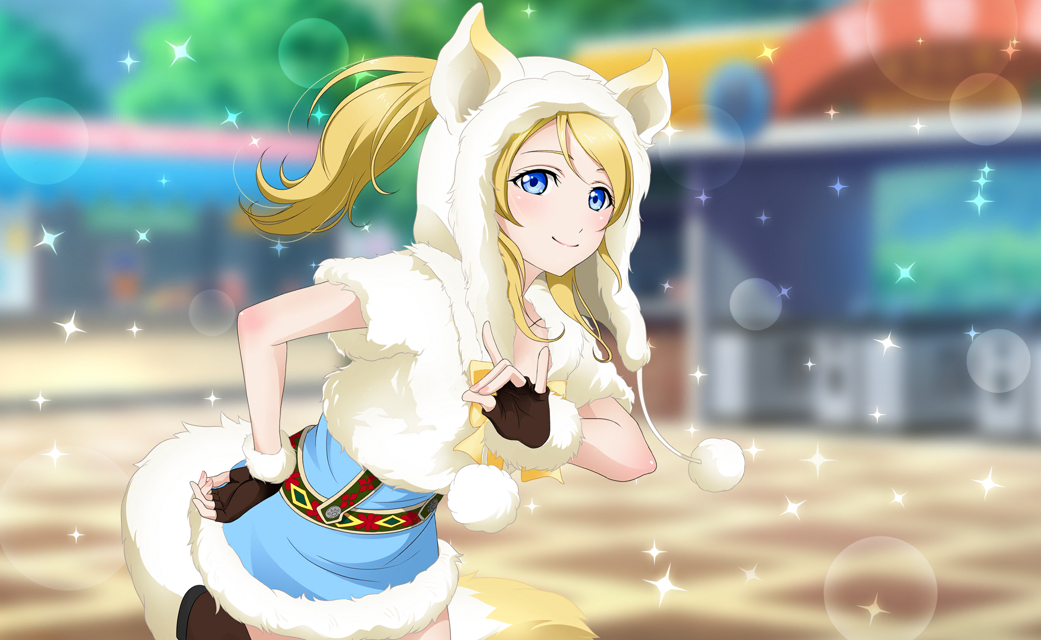 SR Eli Ayase Cool 「Glittering Foxfire」 | Cards list | SIF2 MIRACLE LIVE ...