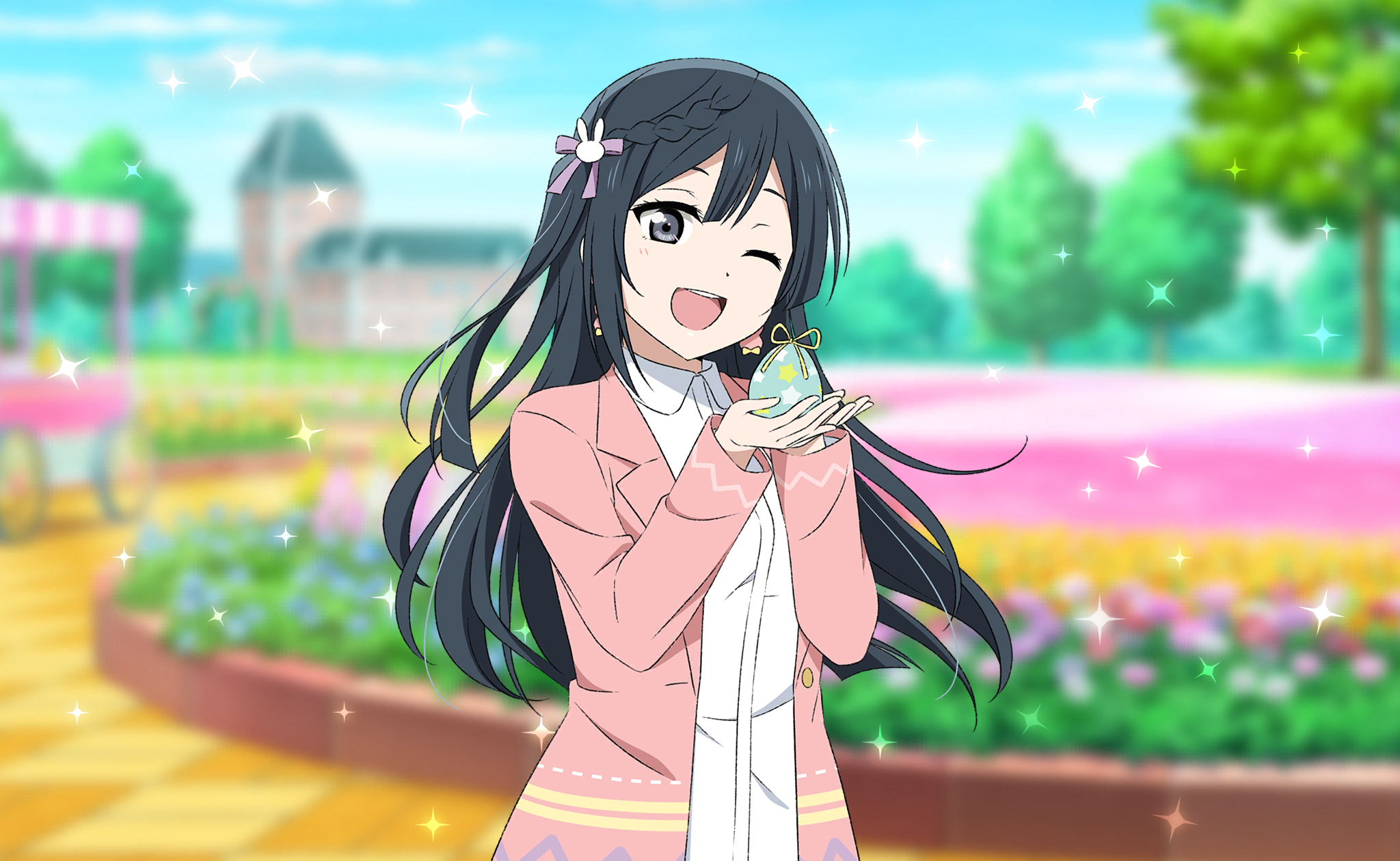 SR Setsuna Yuki Cool 「I Found an Egg!」 | Cards list | SIF2 MIRACLE LIVE ...