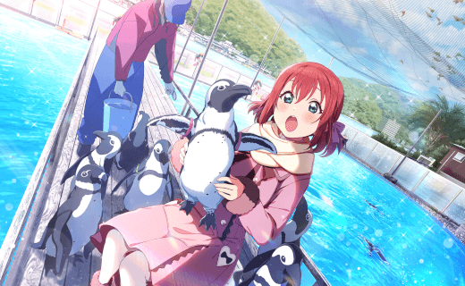 UR Ruby Kurosawa Smile 「With the Penguins ♡」 | Cards list | SIF2 ...