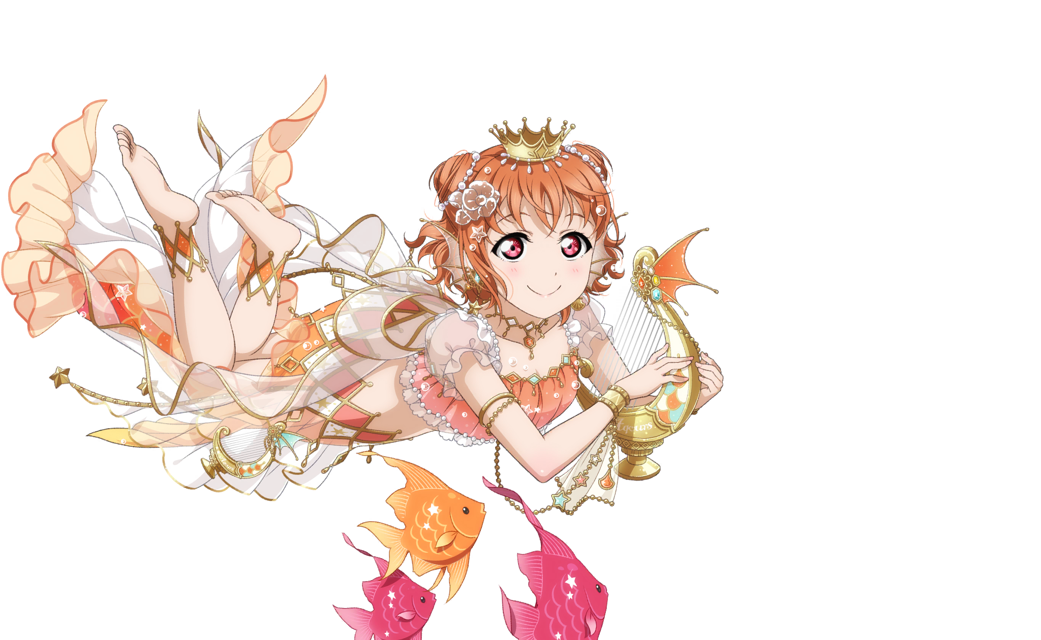 UR Takami Chika Pure 「Orange Mermaid」 | Cards list | SIF2 MIRACLE LIVE ...
