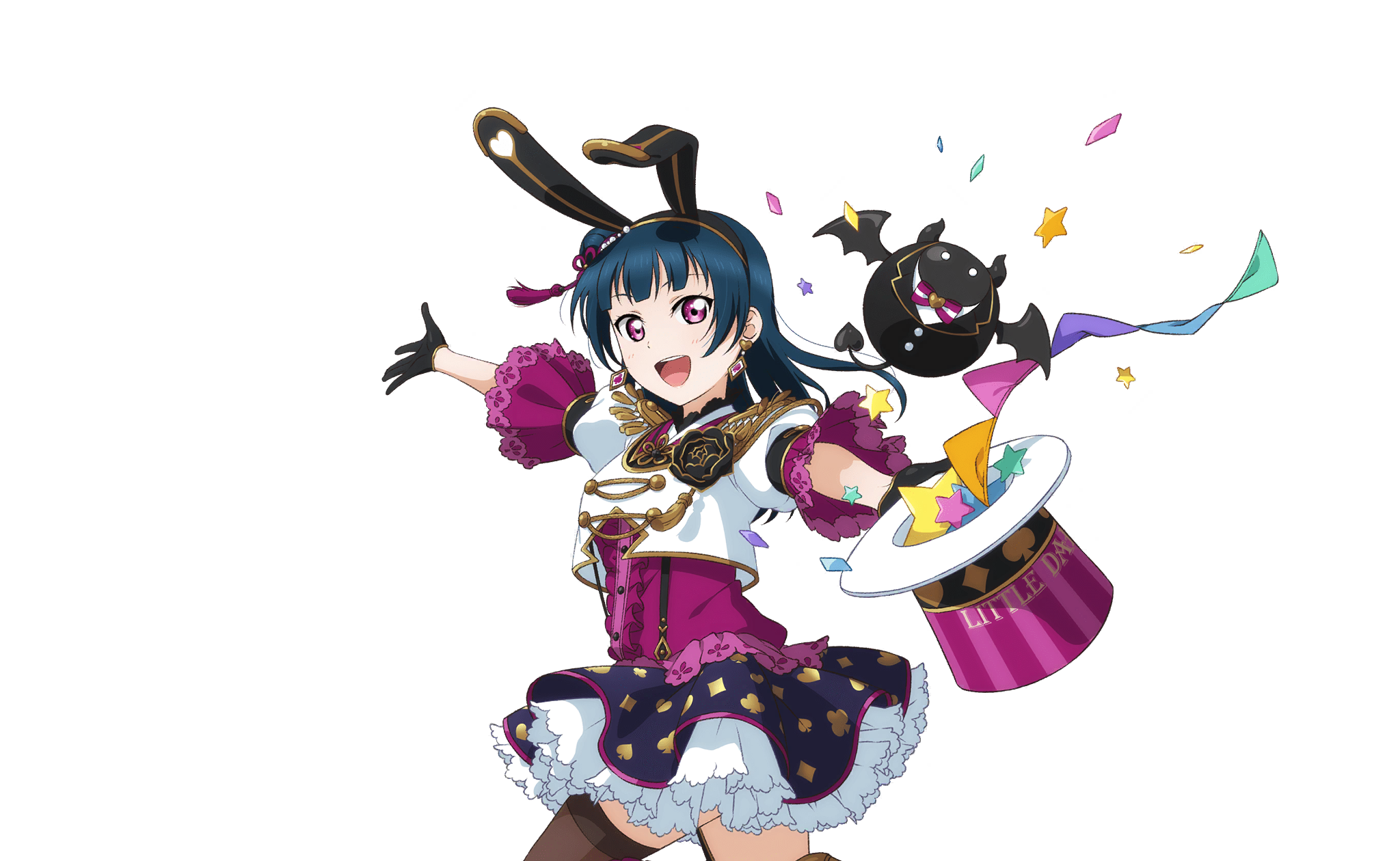 SR Yoshiko Tsushima Cool 「Black Magic Woman」 | Cards list | SIF2 ...