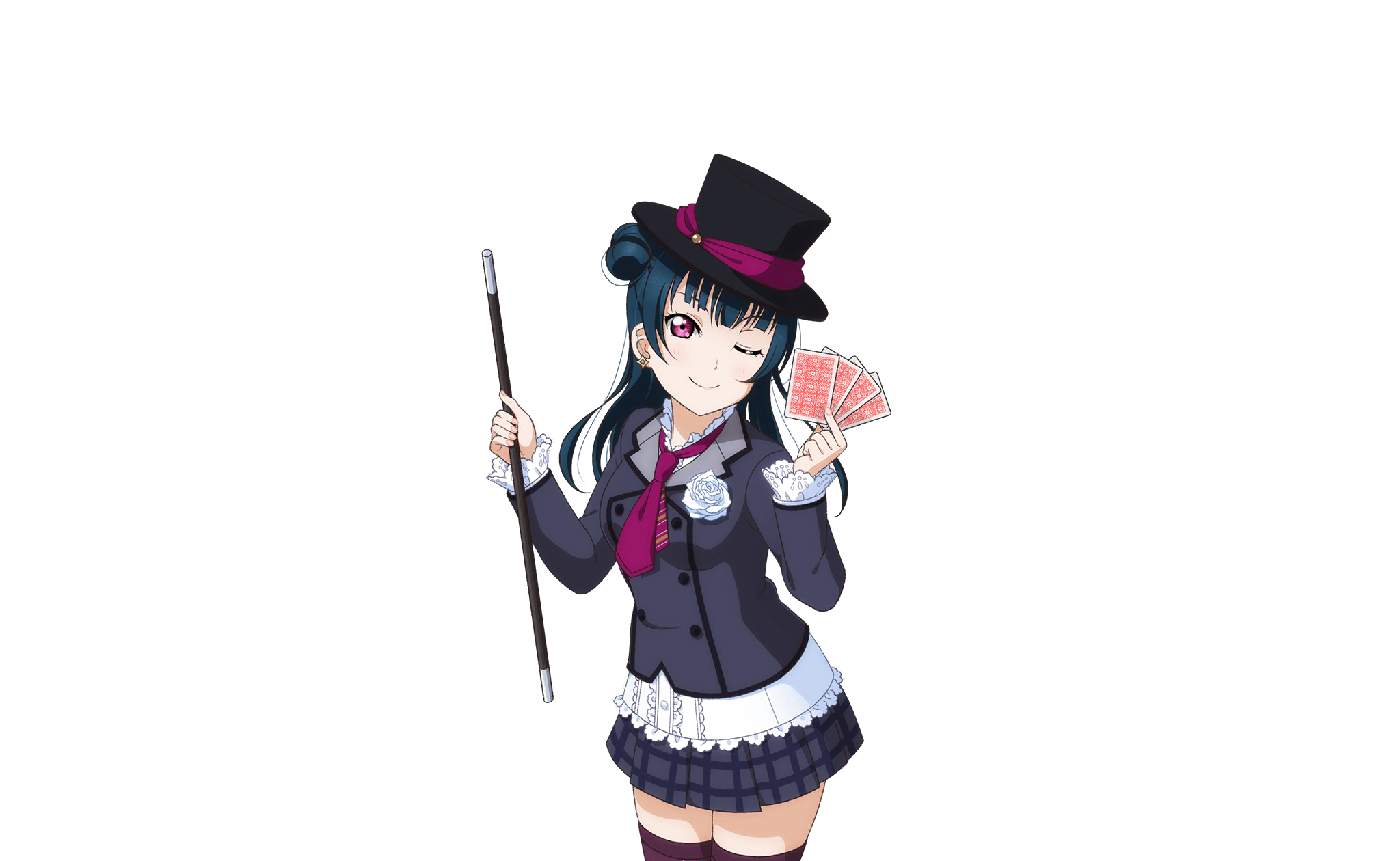SR Yoshiko Tsushima Cool 「Black Magic Woman」 | Cards list | SIF2 ...
