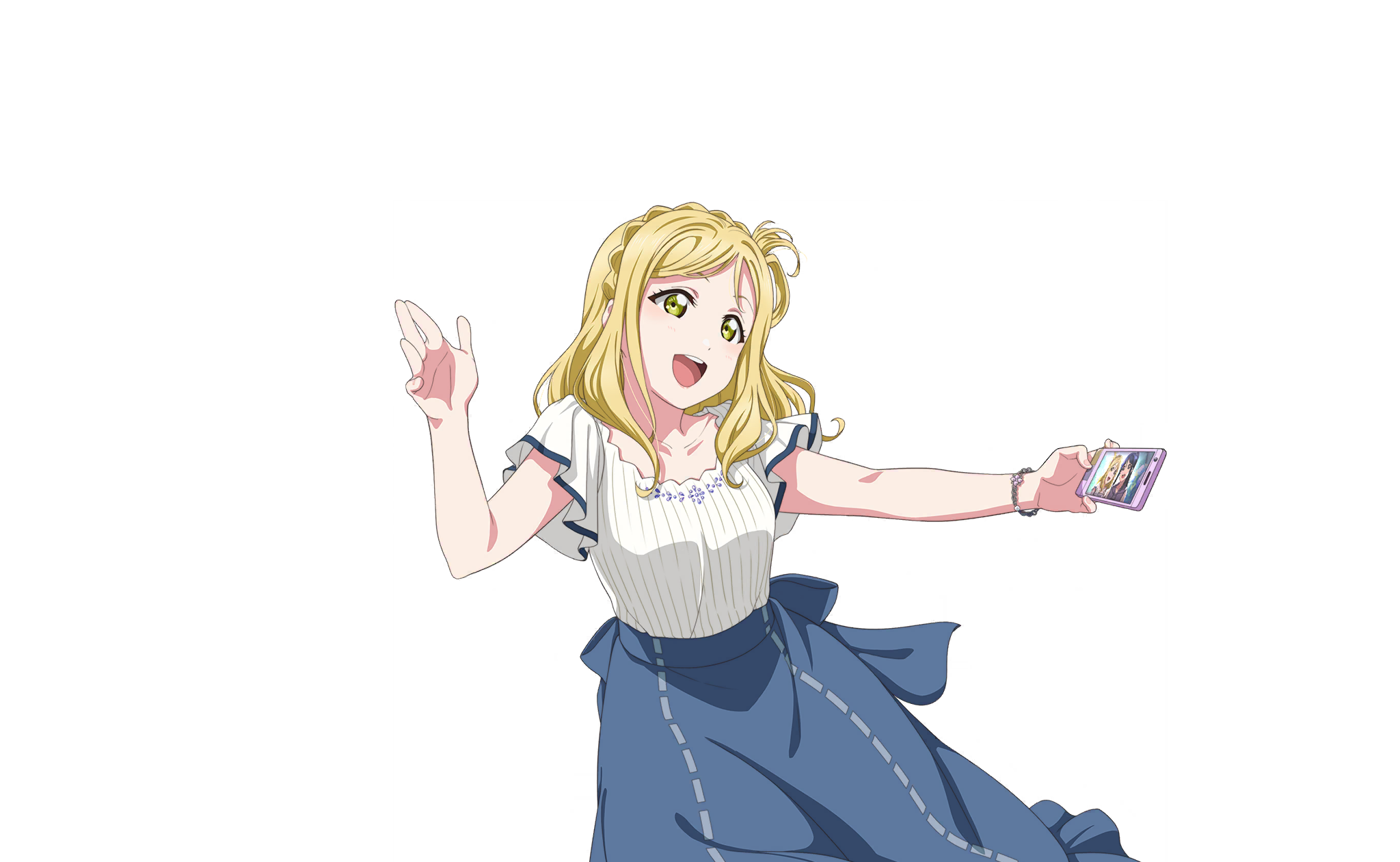 UR Ohara Mari Smile 「Dripping Hydrangea Droplets」 | Cards list | SIF2 ...