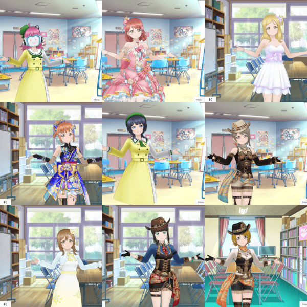 Costumes list | All Stars | Idol Story - Love Live!