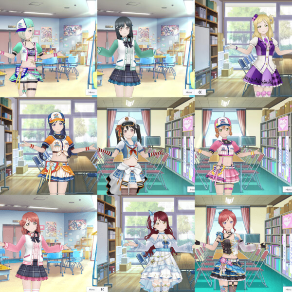 Costumes list | Costumes list | Games | Idol Story - Love Live!