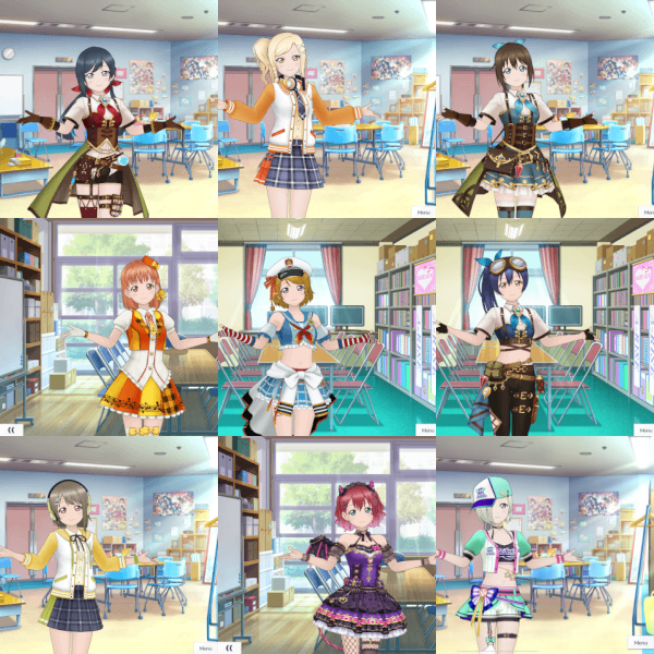 Costumes list | Games | Idol Story - Love Live!