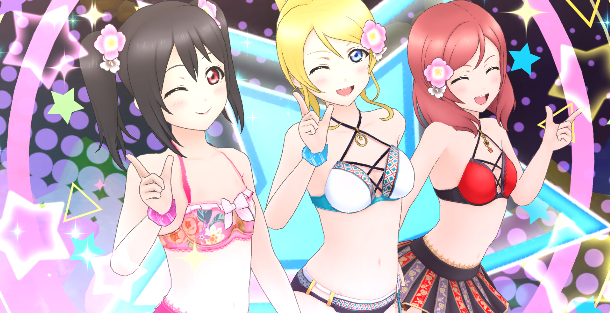 Eli Ayase's costume 「Summer Splash」 | Costumes list | All Stars | Games | Idol Story - Love Live!